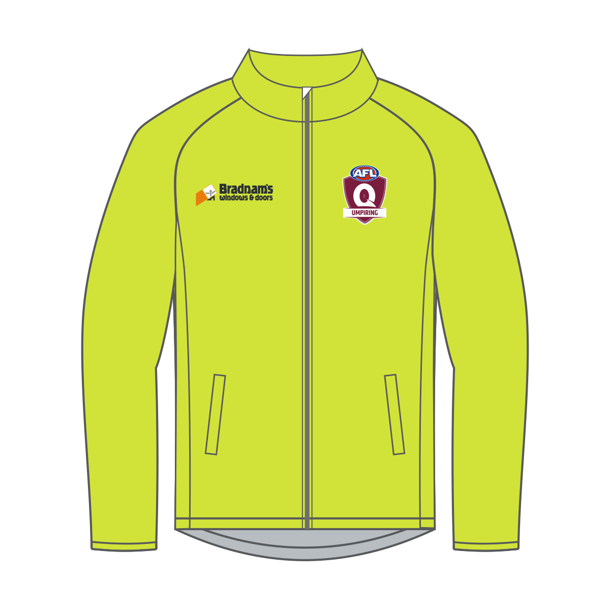 AFLQ Umpires - Stormlite jacket - Tribal Sport