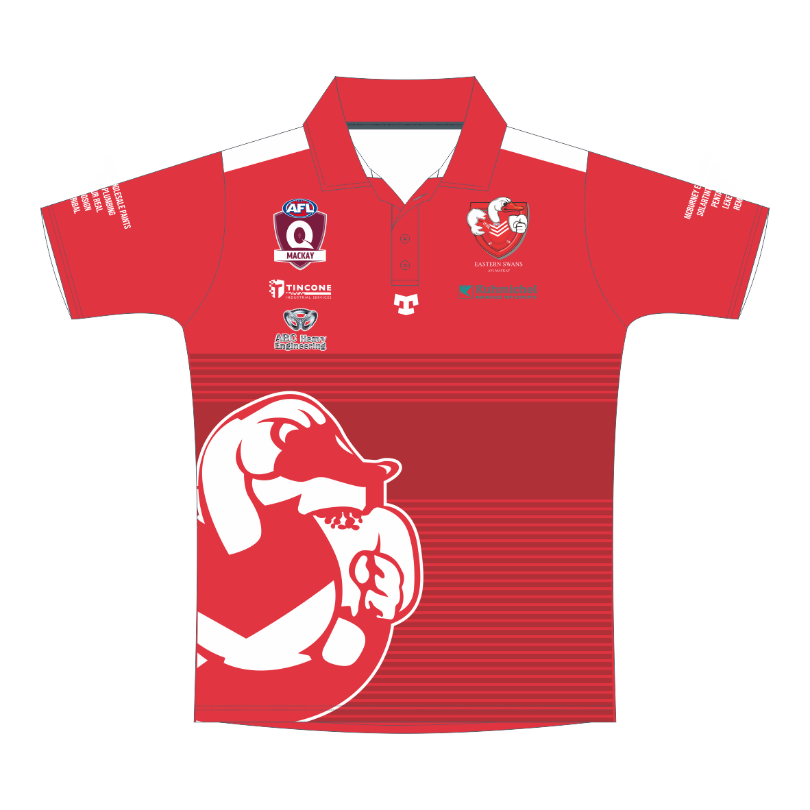 Eastern Swans AFL Club Polo - Tribal Sport