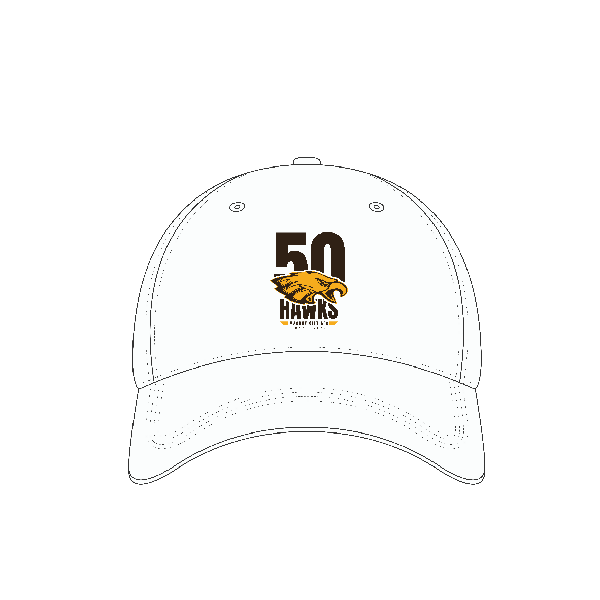 Mackay City Hawks 50th anniversary cap - Tribal Sport