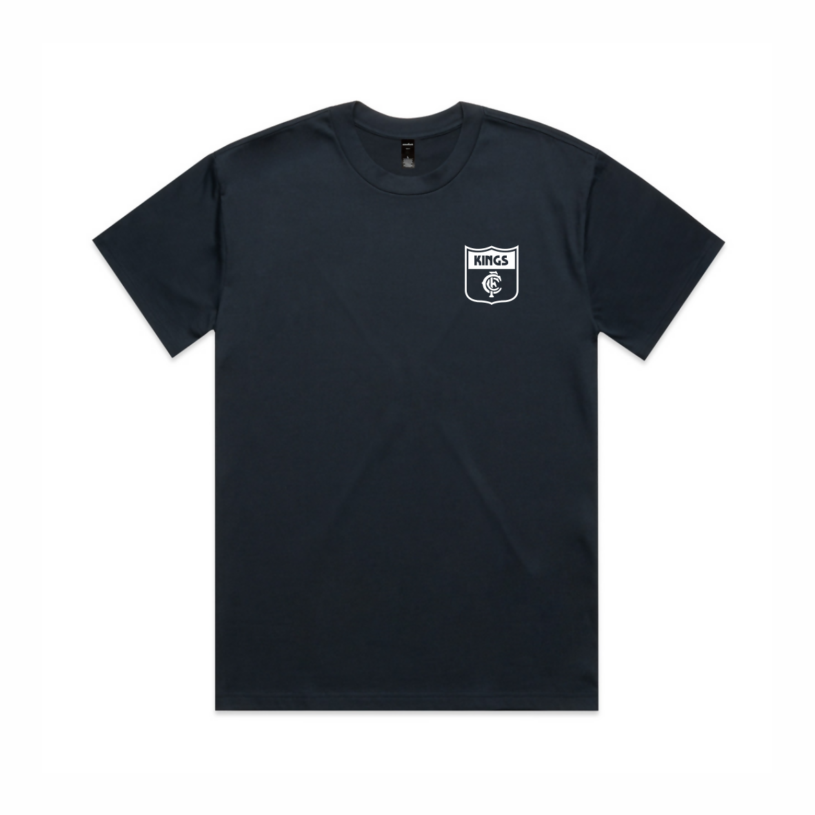 Coorparoo Kings Navy Heavy Tee - Tribal Sport